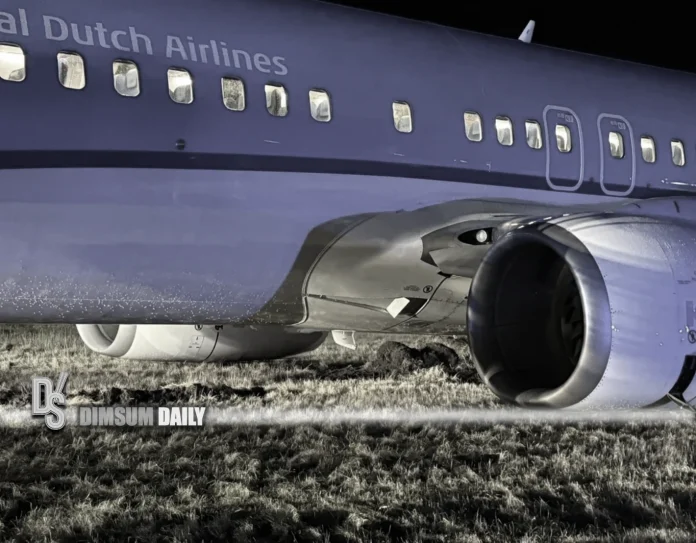 KLM flight skids off runway at Oslo Torp Sandefjord Airport