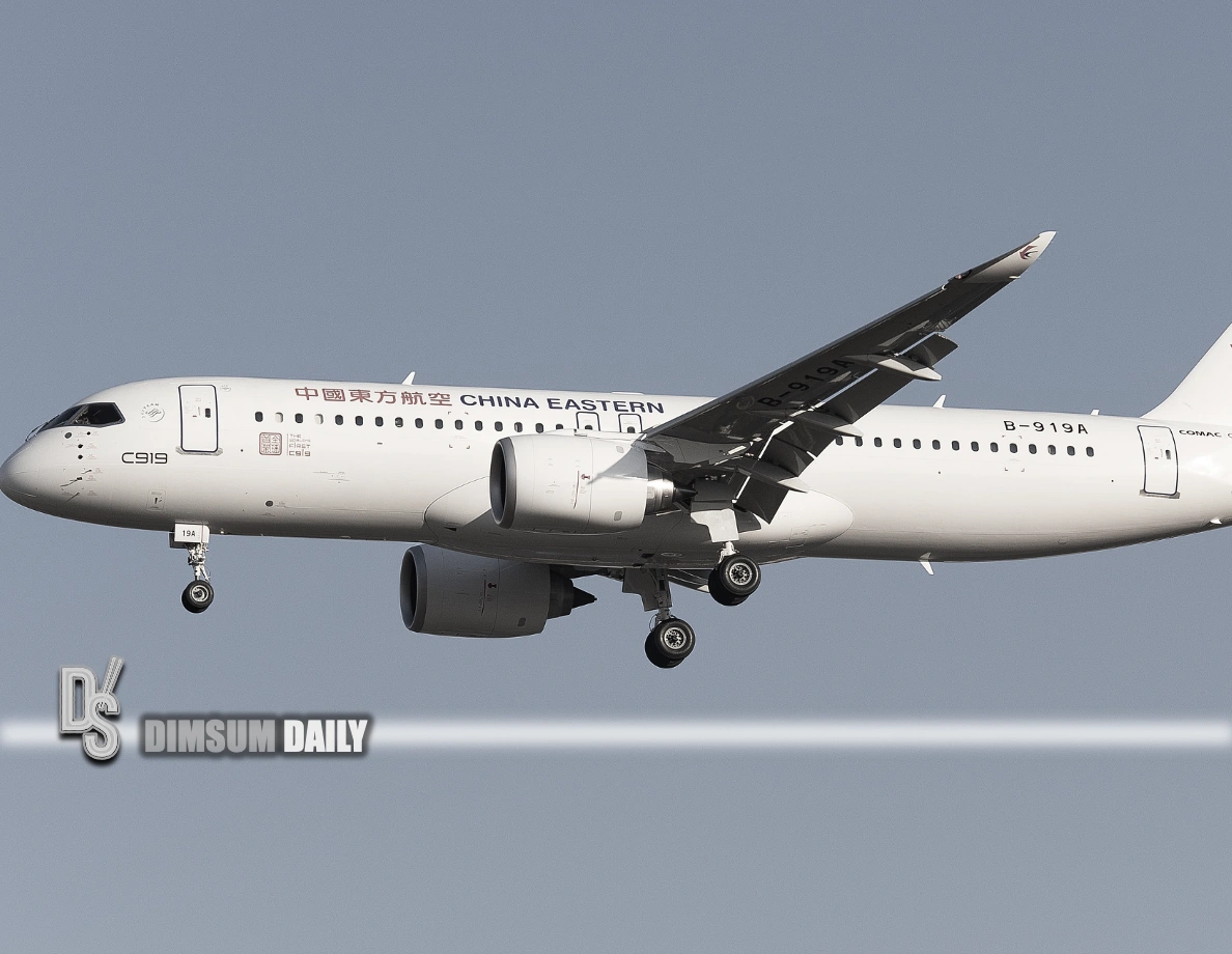 C919, China’s first domestic jet, departs Shanghai for Hong Kong ...