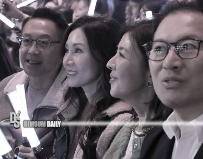 Michelle Reis and husband Julian Hui captivated at concert