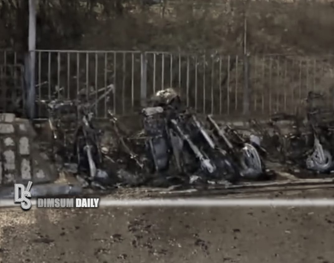 Nine motorcycles and one bicycle destroyed in Ma On Shan blaze, arson ...