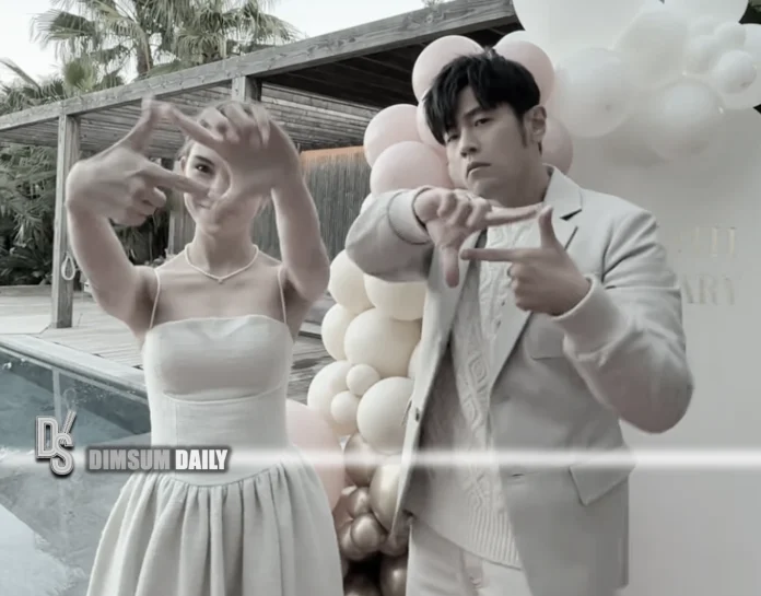 Taiwanese superstar Jay Chou and Hannah Quinlivan celebrate milestones ...