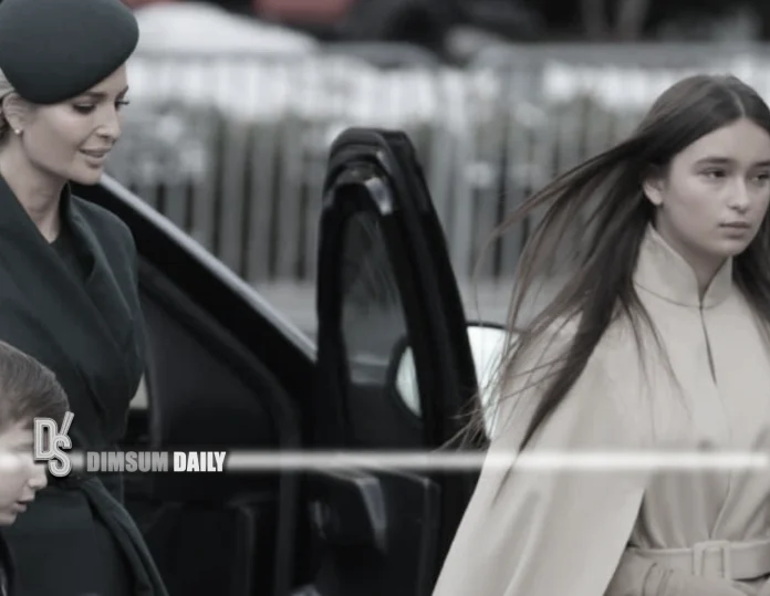 Arabella Kushner's stylish brown boots at Trump's inauguration ball 2025