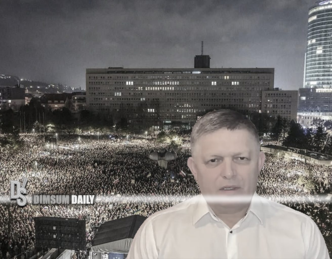 Tens of thousands protest in Slovakia against Robert Fico's pro-Russia ...