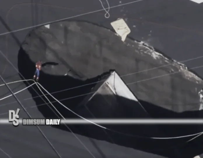 Rescue efforts for missing man halted as sinkhole crisis deepens in ...