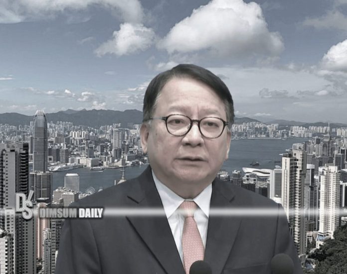 Hong Kong government discusses future development during ongoing events