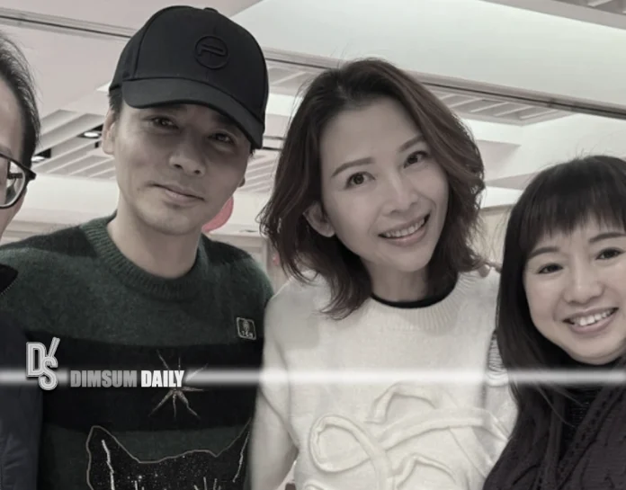 Retired TVB actress Ada Choi's husband shows drastic weight loss, leaving his face looking gaunt