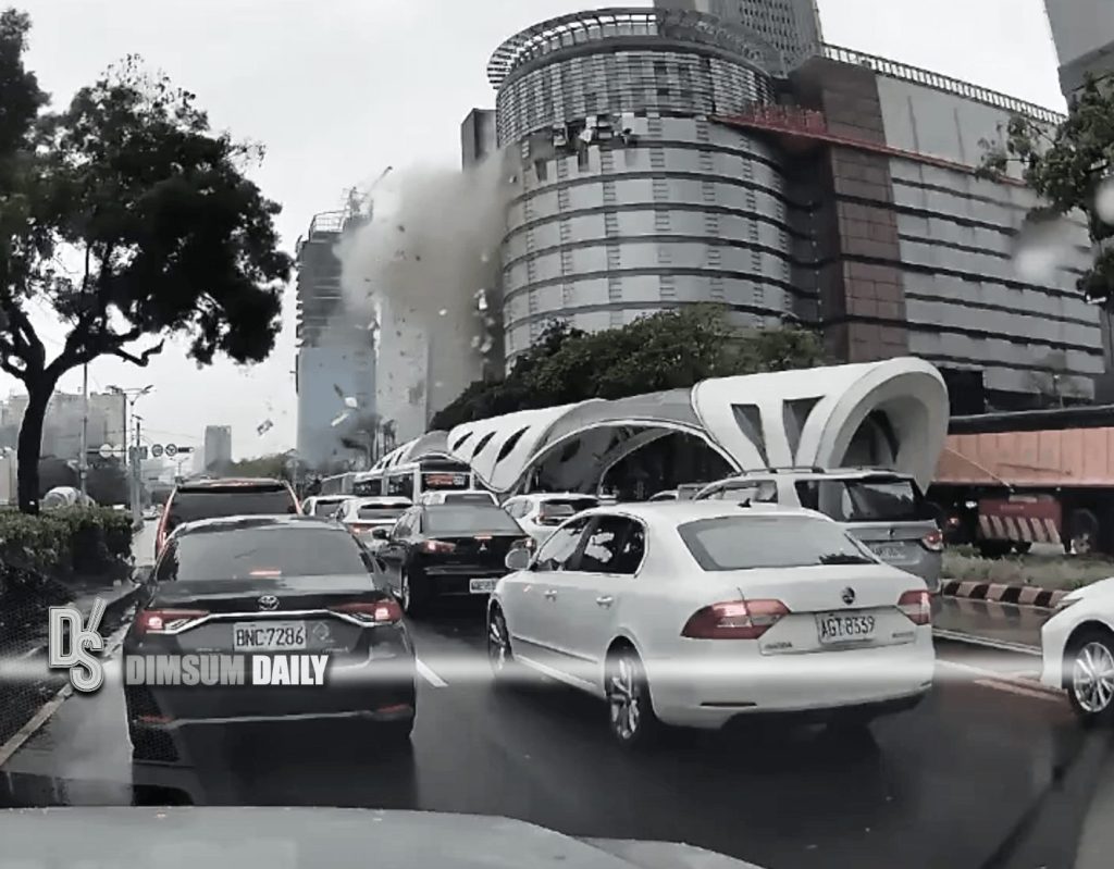 Dashcam footage captures moment of deadly explosion at Taichung’s Shin Kong Mitsukoshi Store