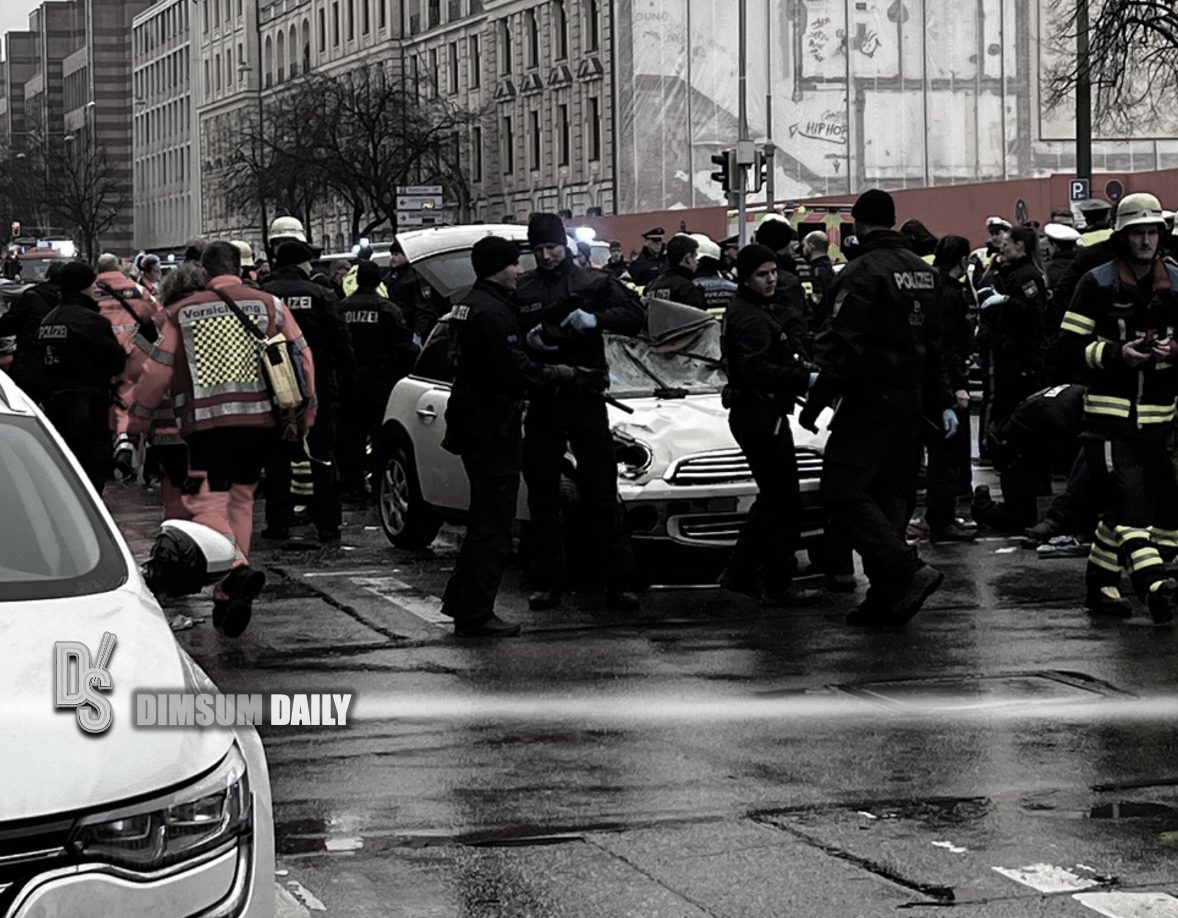 Mini Cooper ploughs into Verdi rally in Munich, injuring at least 15