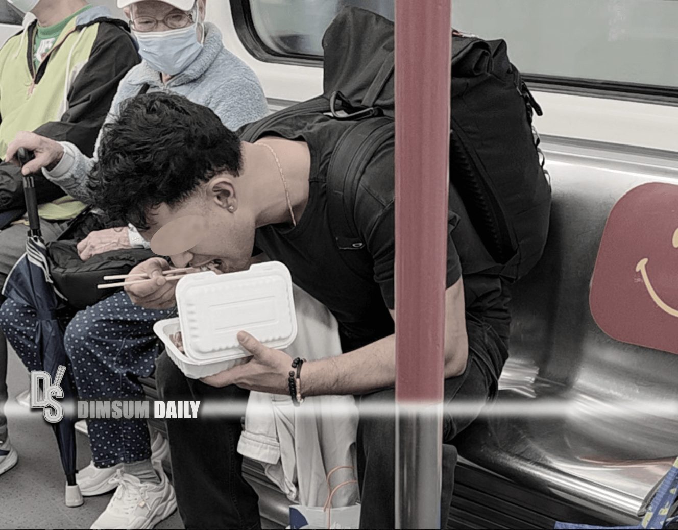 Passengers outraged by eating and drinking incident on MTR train