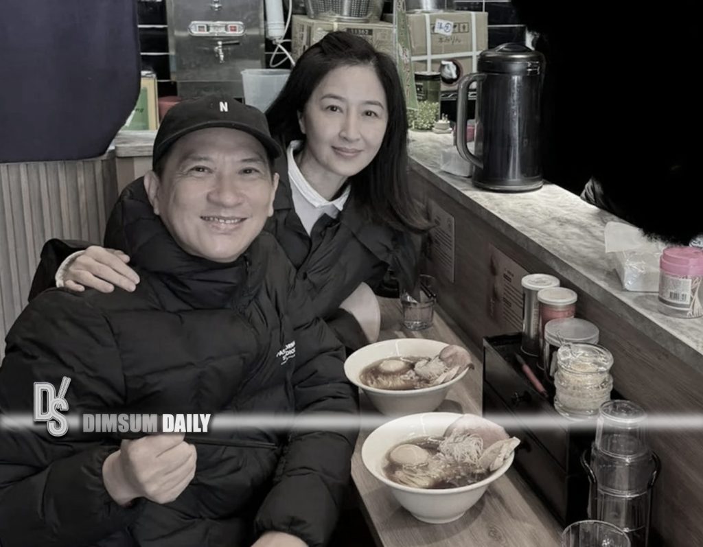 Hong Kong actor Nick Cheung and wife spotted in Sham Shui Po