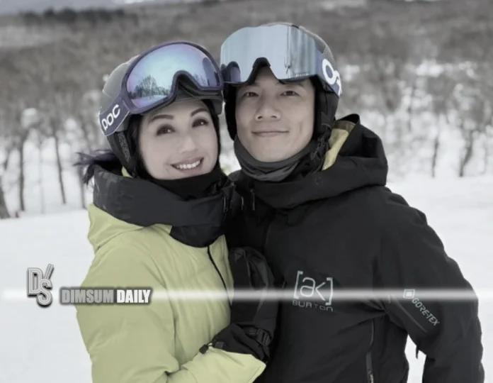 Hong Kong singer Miriam Yeung and husband enjoy refreshing ski trip in ...