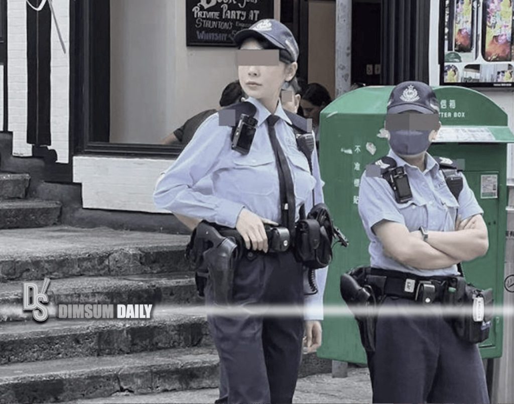 Stunning local policewoman spotted in Central, photos go viral