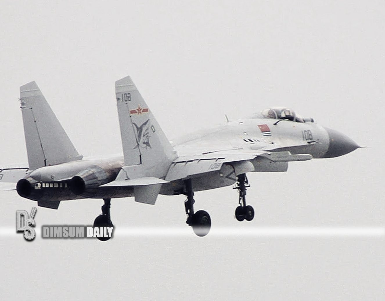 Dramatic video shows PLA fighter jet crash during training in Hainan