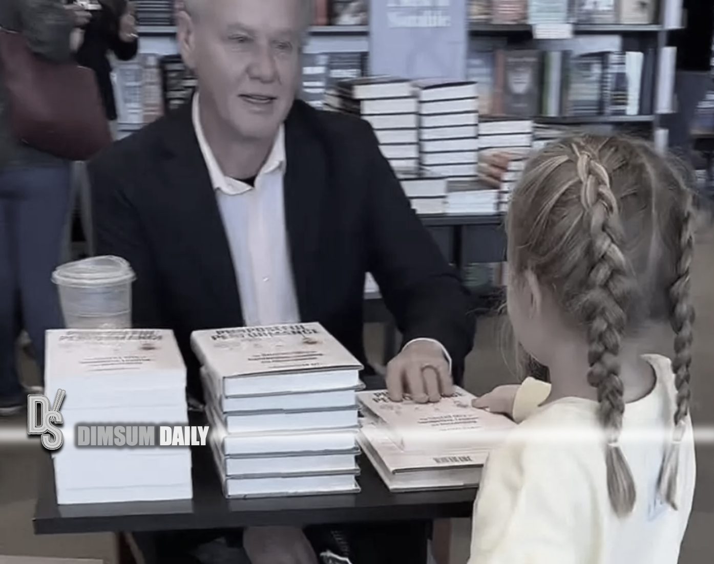 Author Jonathan Stanley sits alone at book signing, gains viral fame after heartwarming encounter