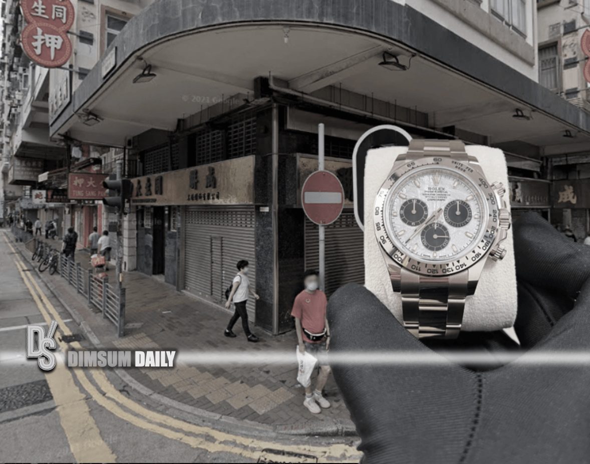 Brazen robbery at a watch shop in Sham Shui Po, thief poses as customer ...