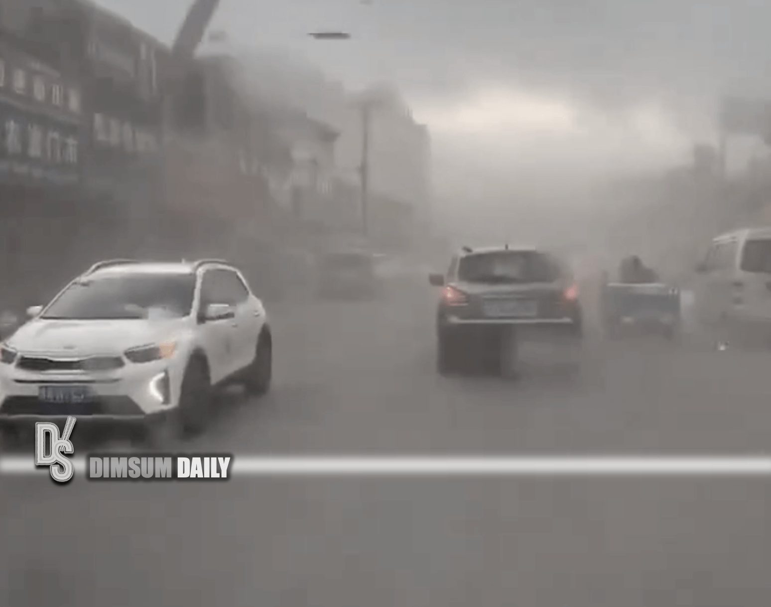 Fierce winds sweep northern China