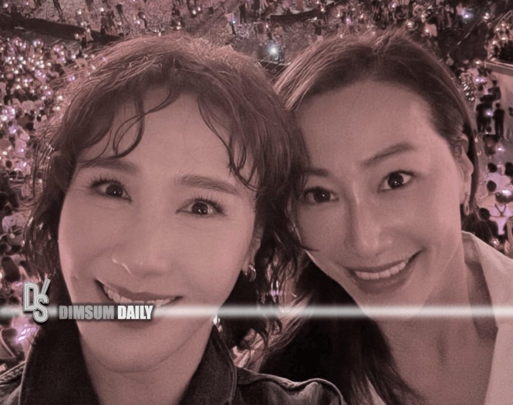 Gigi Lai attends Coldplay concert at Kai Tak Sports Park as a dedicated fan