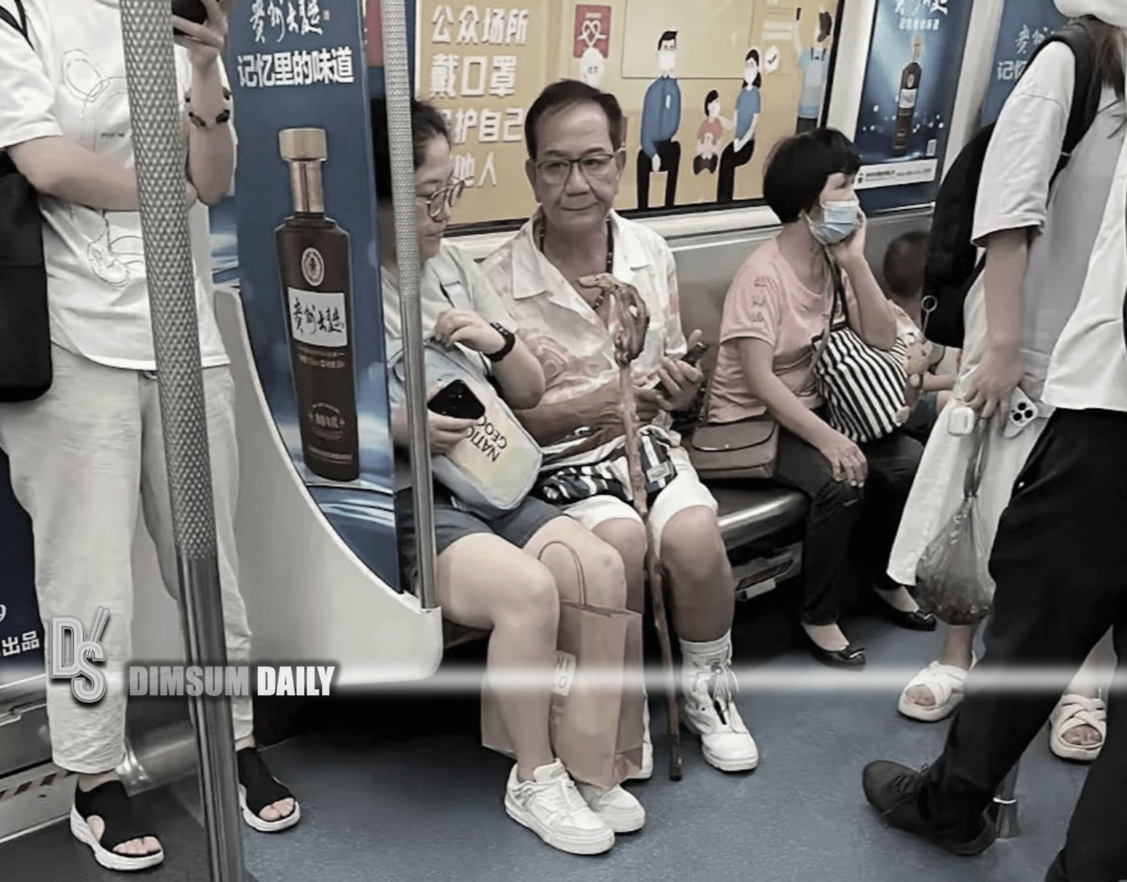 TVB star Pat Poon spotted on MTR despite lavish lifestyle