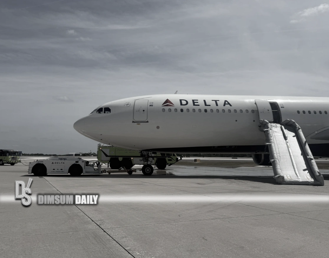 Nearly 300 passengers evacuated after Delta plane engine catches fire ...