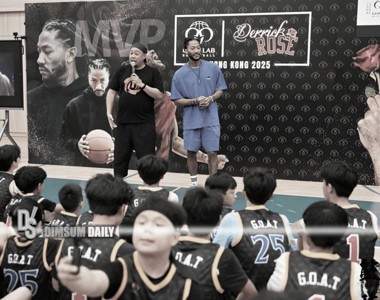 Former NBA star Derrick Rose thrills fans at Wan Chai’s Southorn Stadium