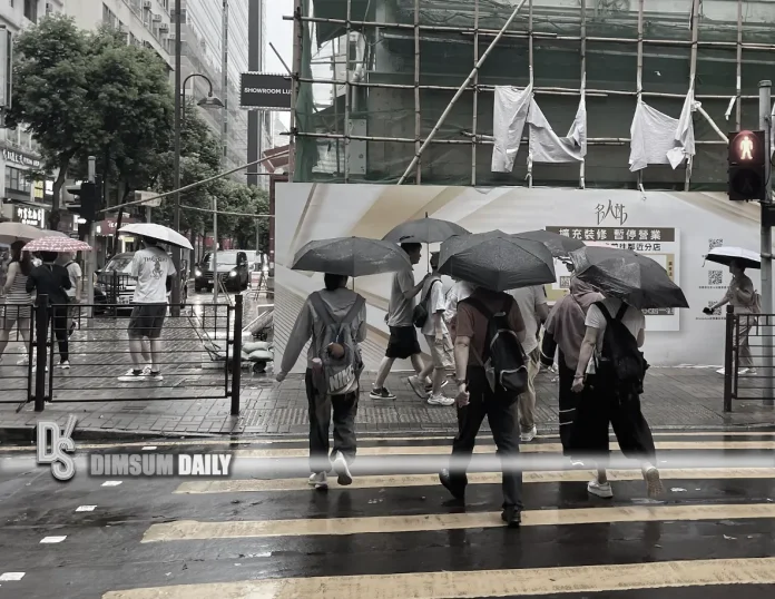 Rain and thunderstorms expected in Hong Kong today