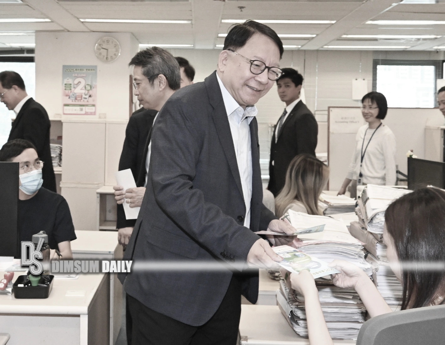 Chief Secretary for Administration Eric Chan urges voter registration ...