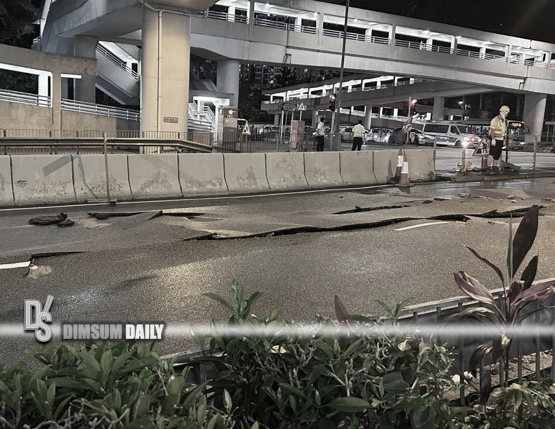 Burst water main in Wong Tai Sin leaves Fung Tak Estate residents and ...