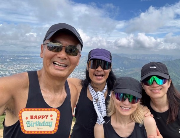 Chow Yun-fat celebrates 70th birthday with a run, joined by fellow stars