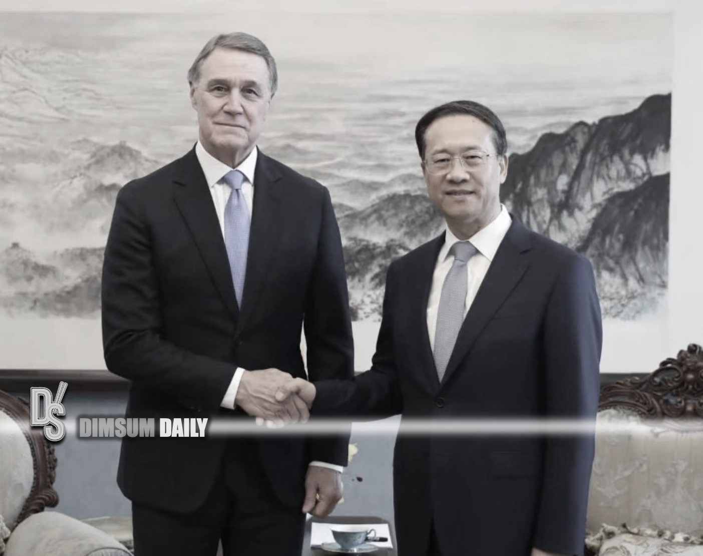 Chinese Deputy Foreign Minister meets with U.S. Ambassador David Perdue ...