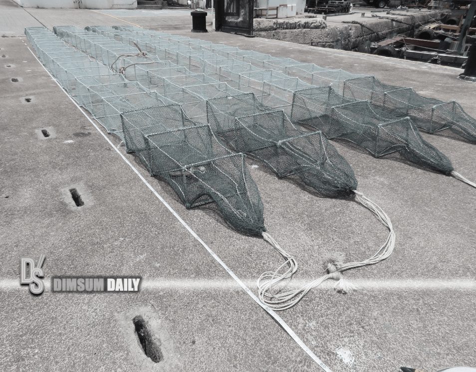 AFCD and HK police seize snake cages on suspicious fishing vessel