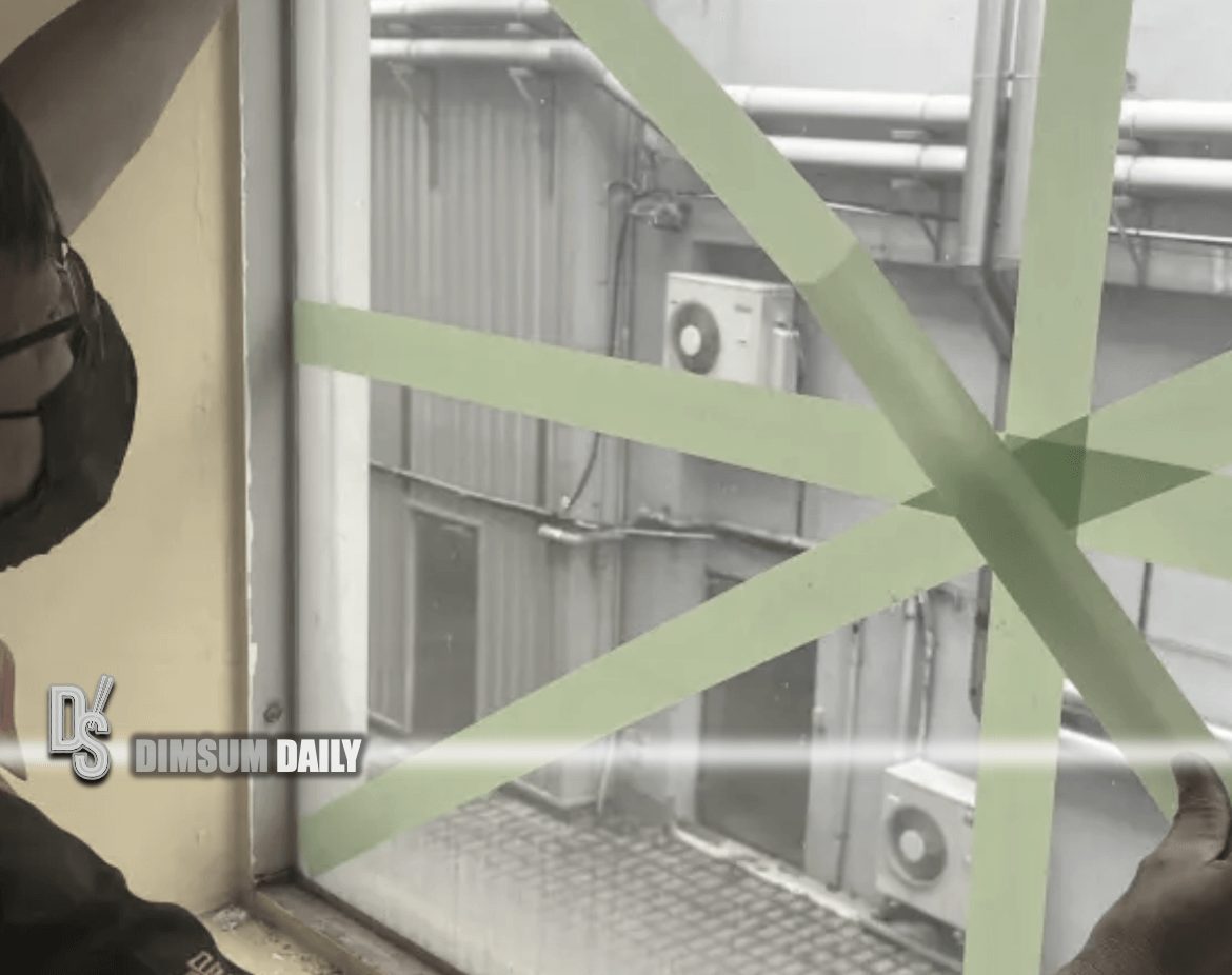 Reconsidering window protection methods during typhoons