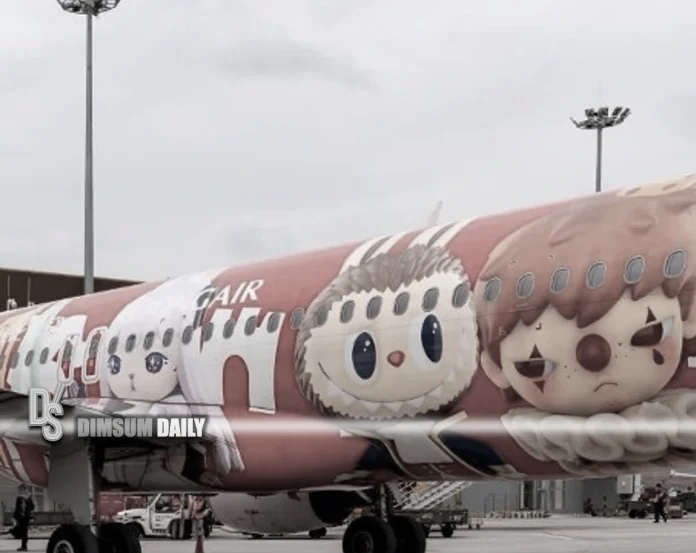 Labubu-themed aircraft captivates travellers at Kunming Airport