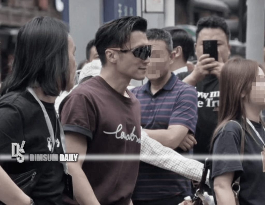 Nicholas Tse spotted in Sichuan filming food show