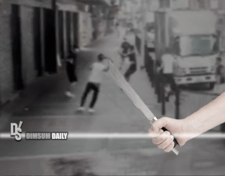 Viral video shows knife fight in Mong Kok as rival groups clash and flee