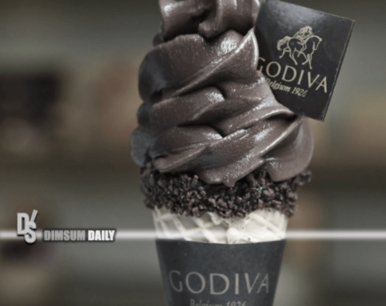 Godiva Chocolatier's dark chocolate ice cream at Cityplaza found by CFS ...