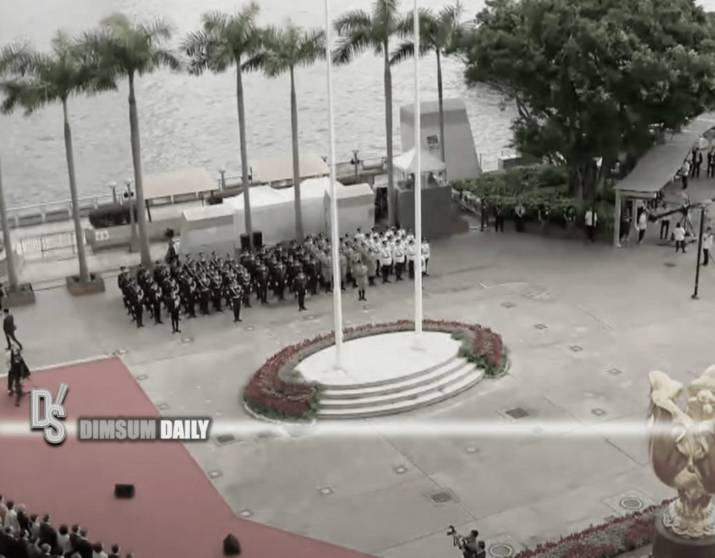 Hong Kong marks 28 years since return to China with flag-raising ceremony
