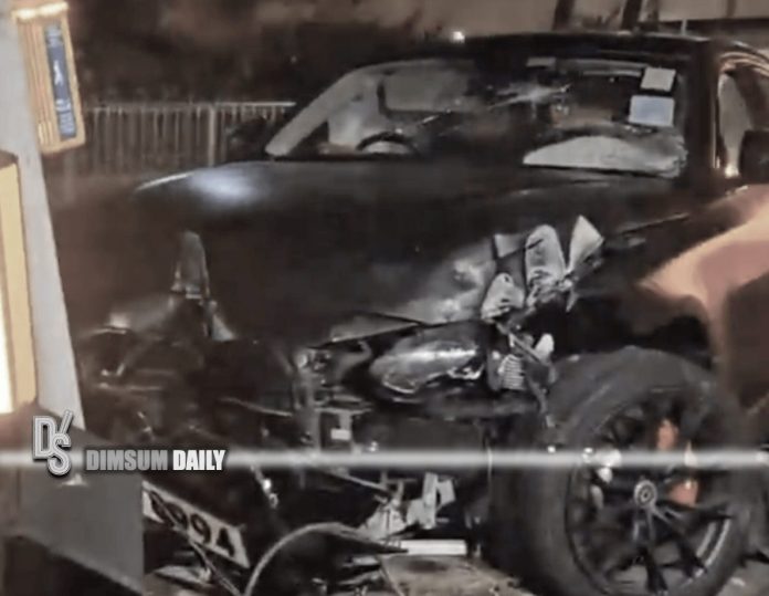 Driver arrested for suspected drink-driving after car crash in Ho Man Tin
