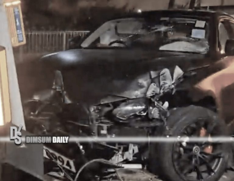 Driver arrested for suspected drink-driving after car crash in Ho Man Tin
