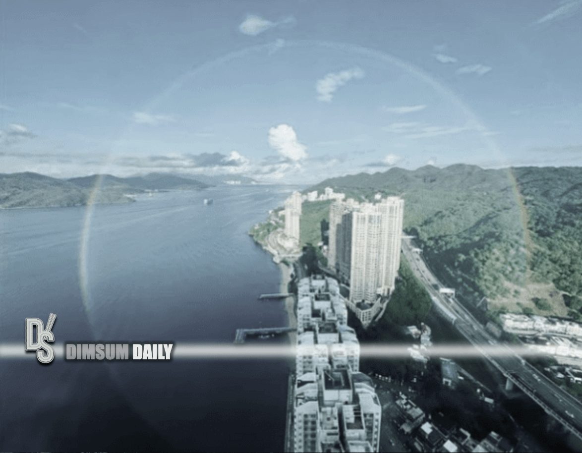 Hong Kong Observatory unveils rare full-circle rainbow phenomenon in Shek O