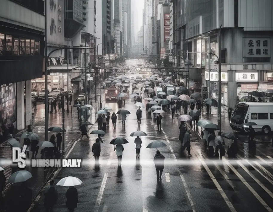 Thunderstorm Warning extended by Hong Kong Observatory with showers and ...