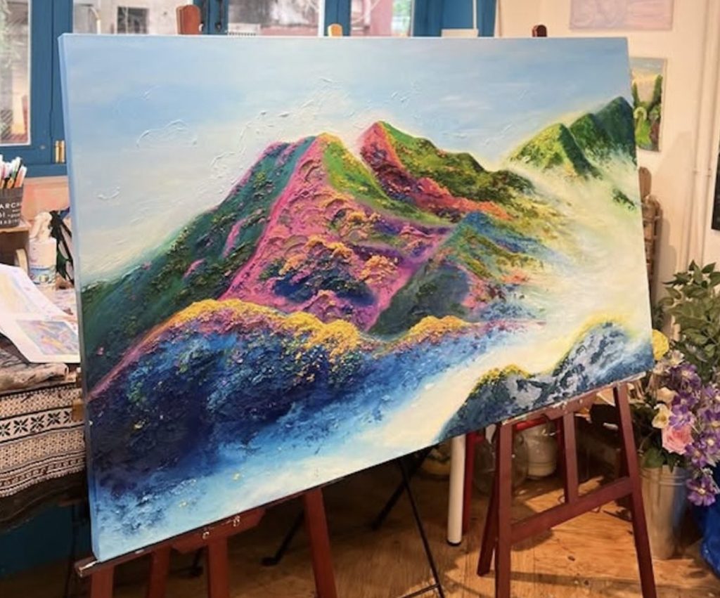 HK singer Alex Fong's multi-talented wife Maple Yip showcases artistic ...