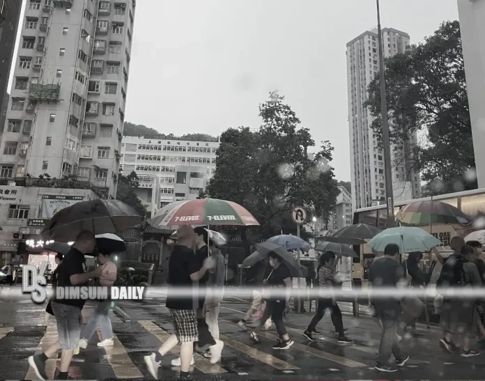 Red Rainstorm Warning Signal issued at 3.45pm