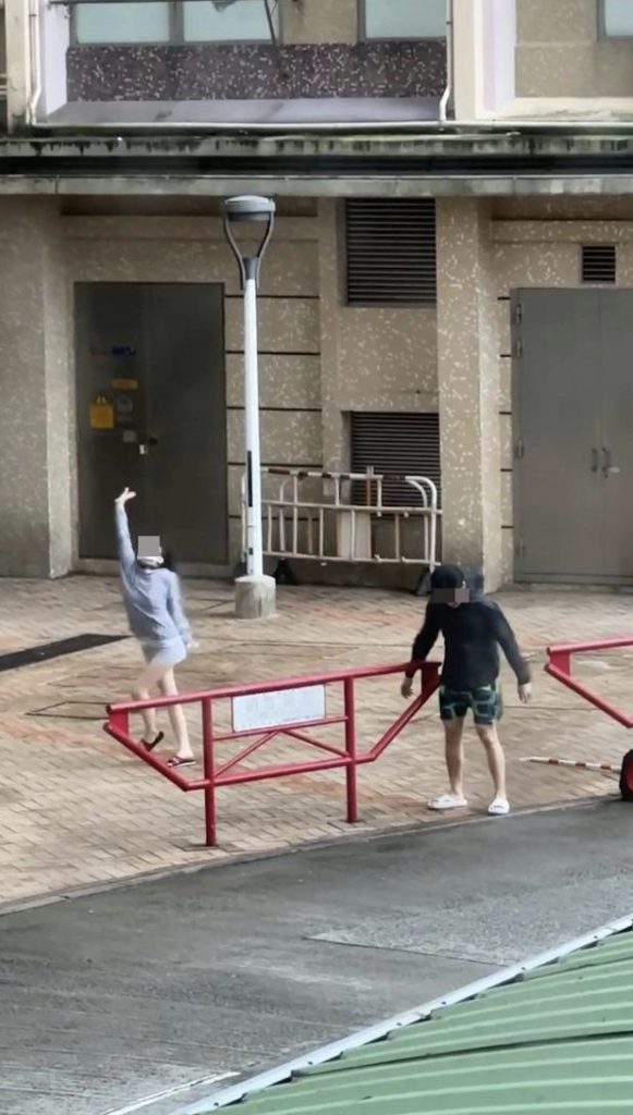Viral video captures couple’s daring stunts during Typhoon Wipha under ...