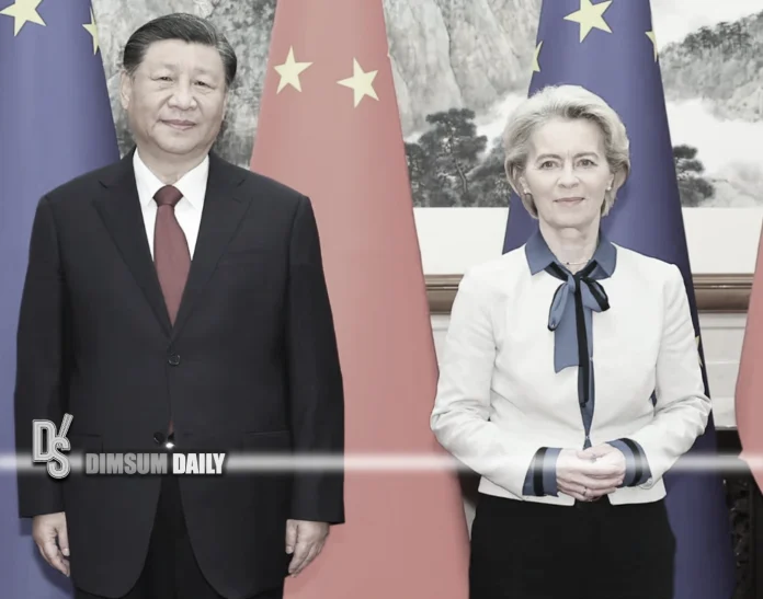 Xi Jinping hosts EU leaders Ursula von der Leyen and Antonio Costa for ...