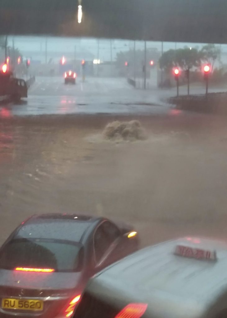 Severe flooding hits Central and Western District due to Black Rainstorm Warning