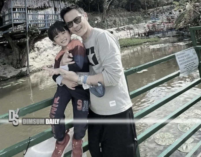 Kevin Cheng takes son on trip to Singapore ahead of school year