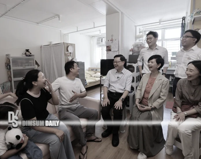 Chief Executive John Lee visits Light Public Housing and Ngau Tau Kok ...