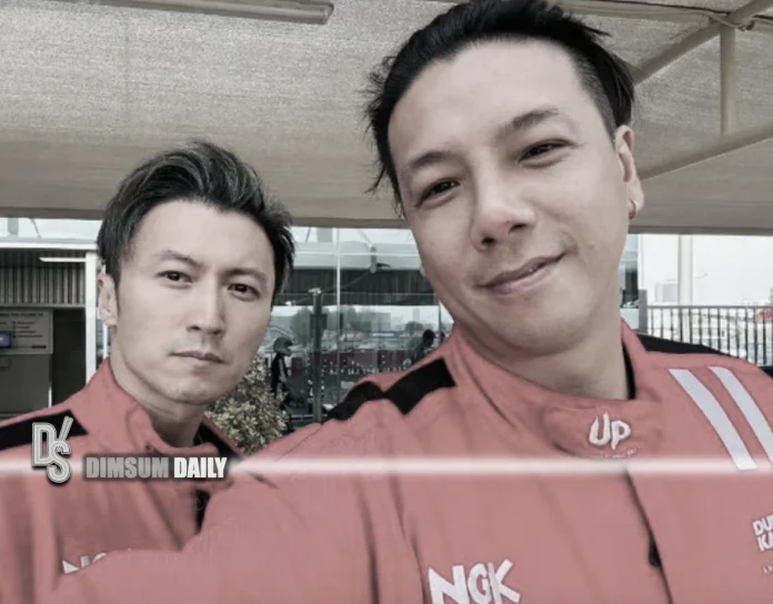 Nicholas Tse spotted with son Lucas in Dubai enjoying racing adventure