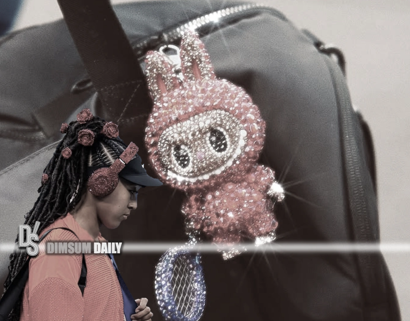 Naomi Osaka introduces Labubu craze to US Open with bedazzled ensemble