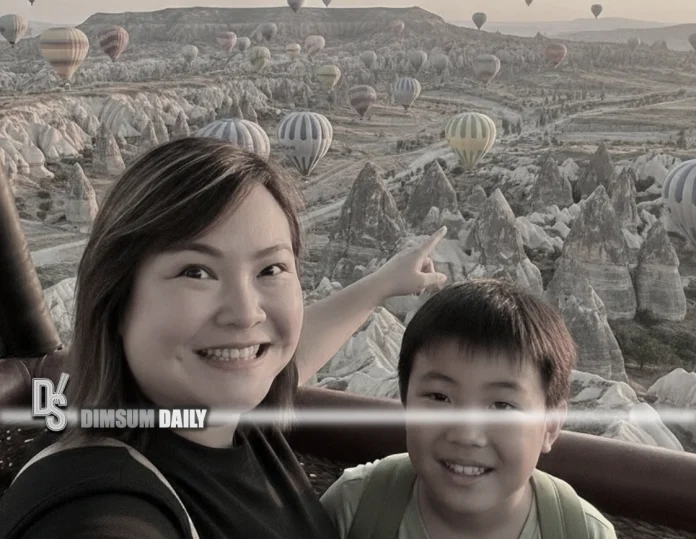 Netizens create viral AI video of internet sensation Ms. Ho flying in a hot air balloon over ...